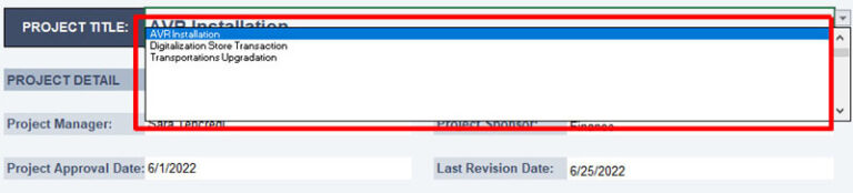 Project Initiation Document Template Excel (PMI PRINCE2®)